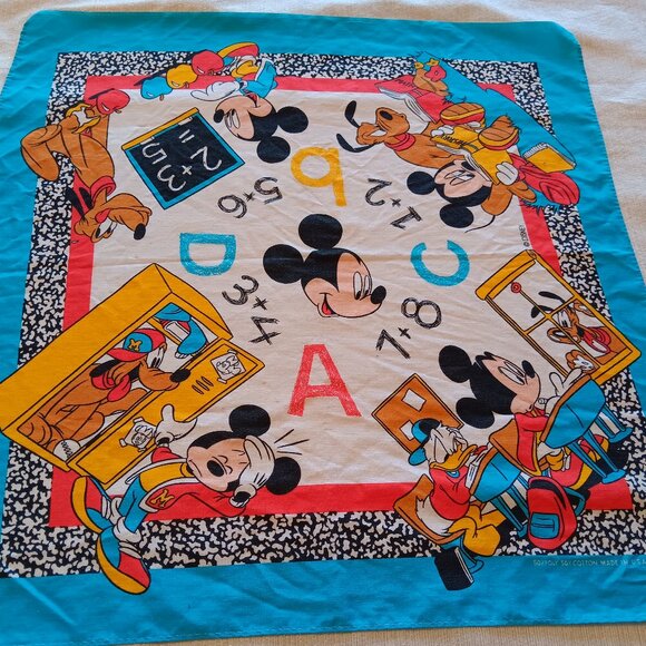 Disney | Other | Vintage Disney Mickey Mouse Cowboy Western Blue ...